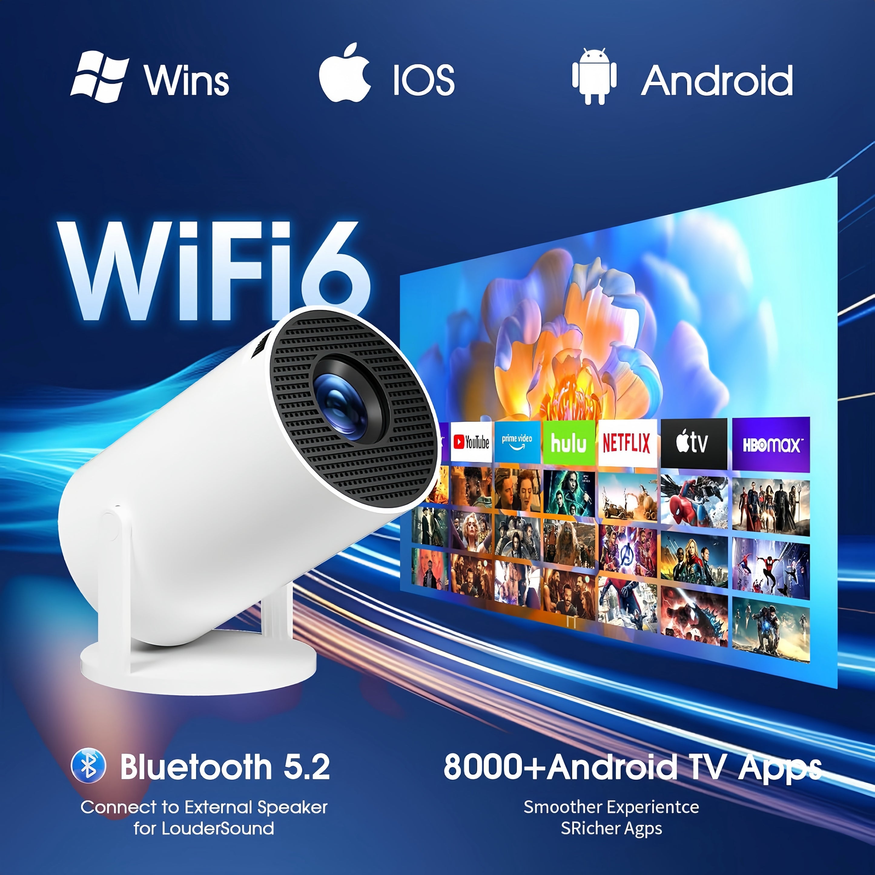 [GOLD] PocketBeam Smart 180° Projector – KYD's Choice