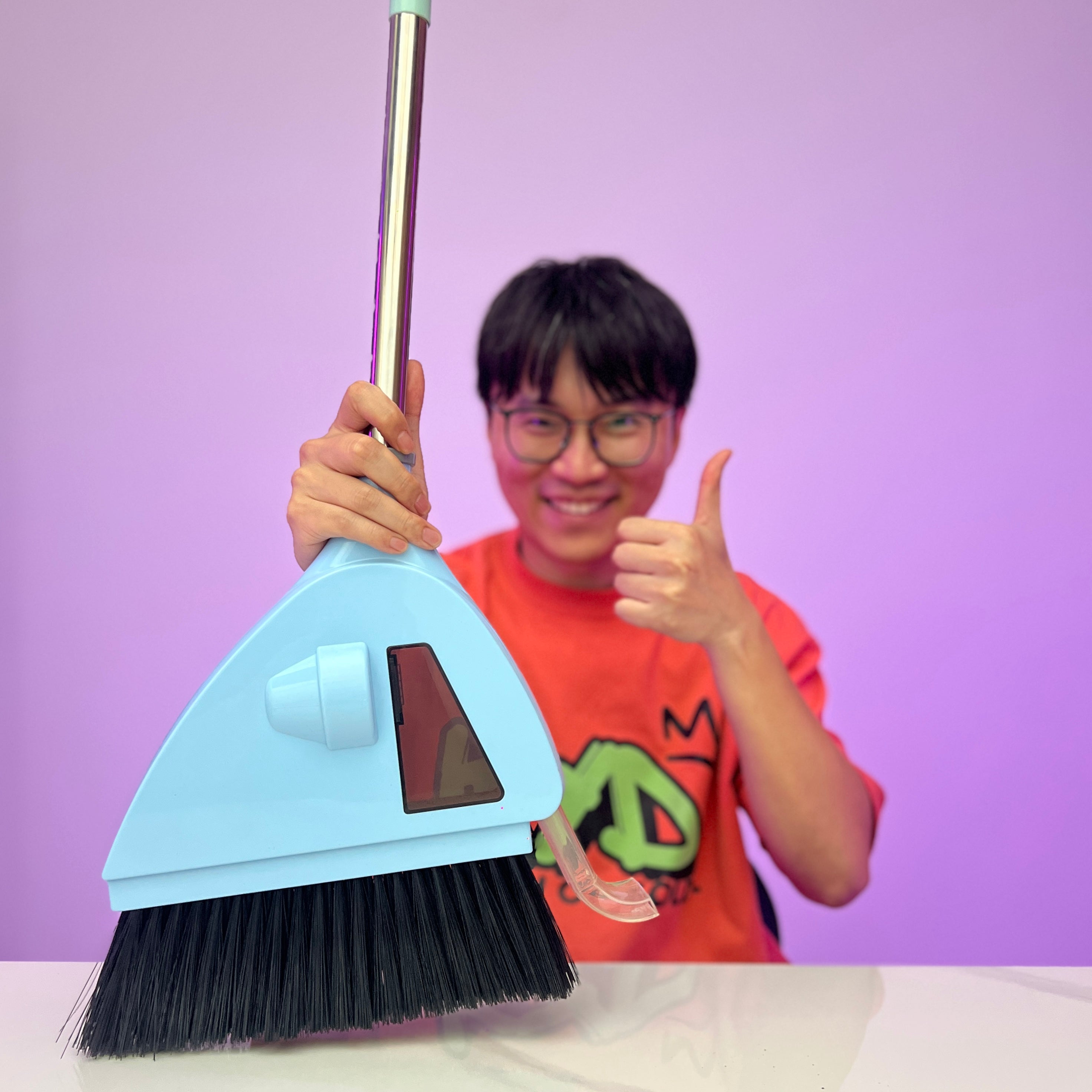 [GOLD] LineVac Broom – Built-in Suction for Easier Sweeping – KYD's Choice