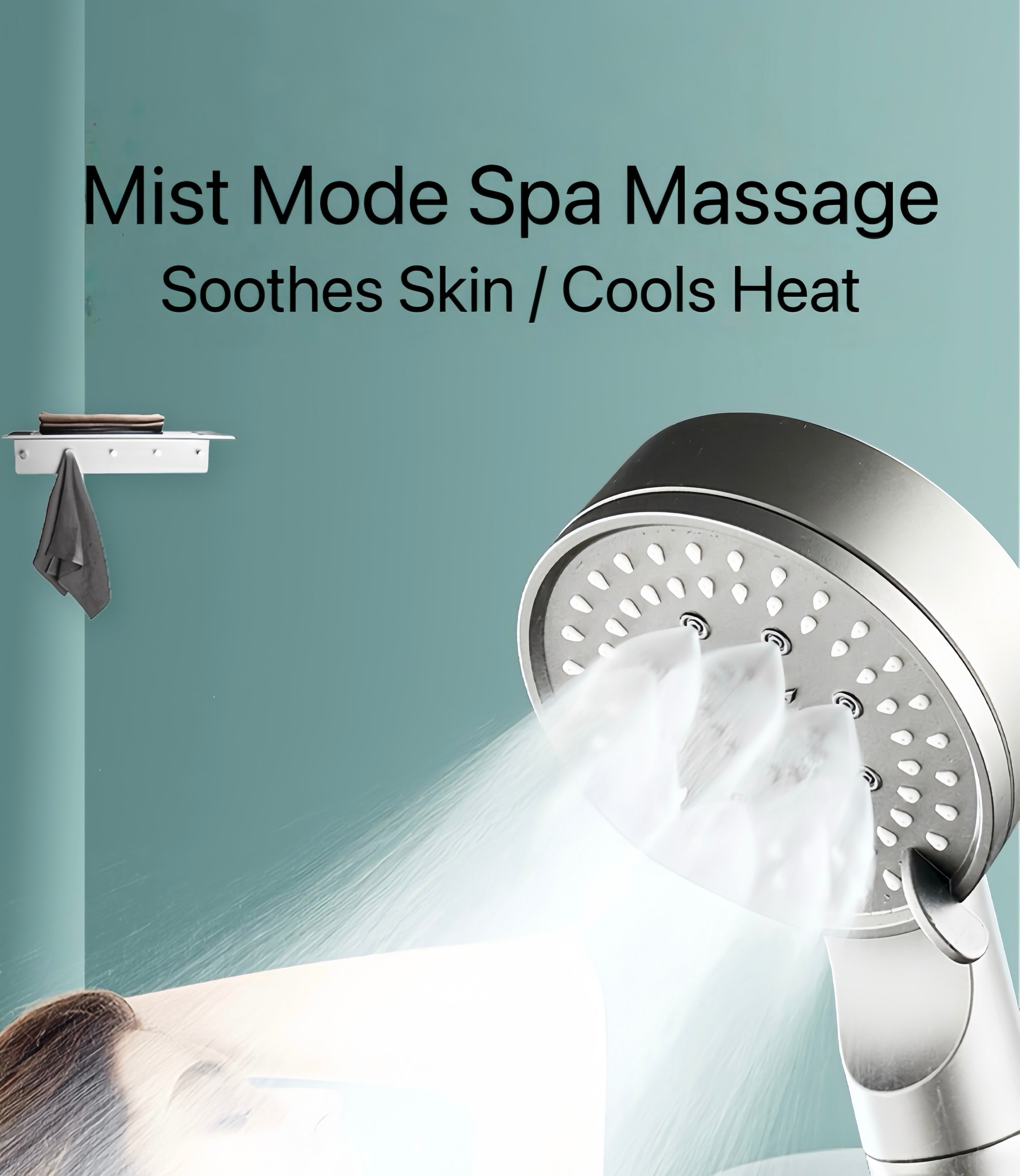 [GOLD] HydroBoost High Pressure 5-Mode Filtered Shower Head – KYD's Choice